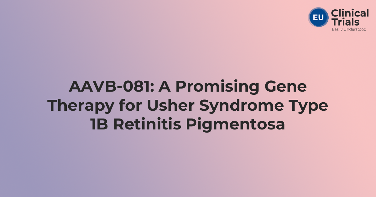 Adeno-Associated Viral Vector Serotype 8 Containing The 3′-Myo7A Gene ...