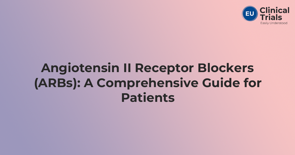 Angiotensin Ii Receptor Blockers (Arbs), Plain – Application in Therapy ...