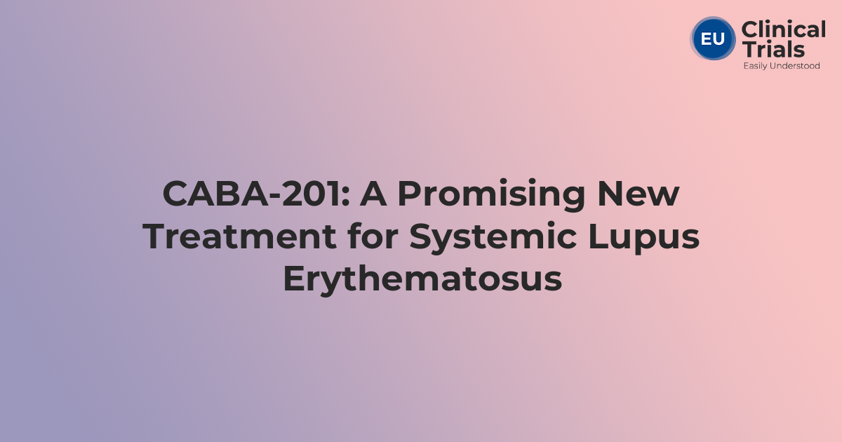 Caba-201 – Application in Therapy and Current Clinical Research