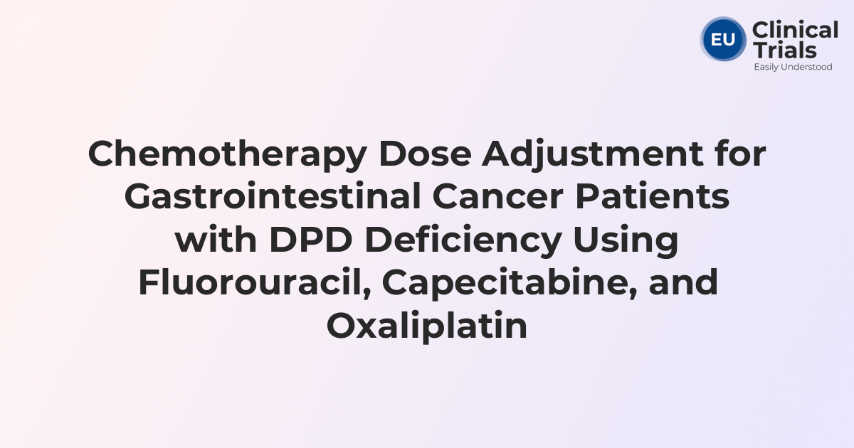 Chemotherapy Dose Adjustment for Gastrointestinal Cancer Patients with ...