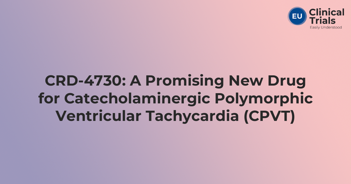 Crd-4730 – Application in Therapy and Current Clinical Research