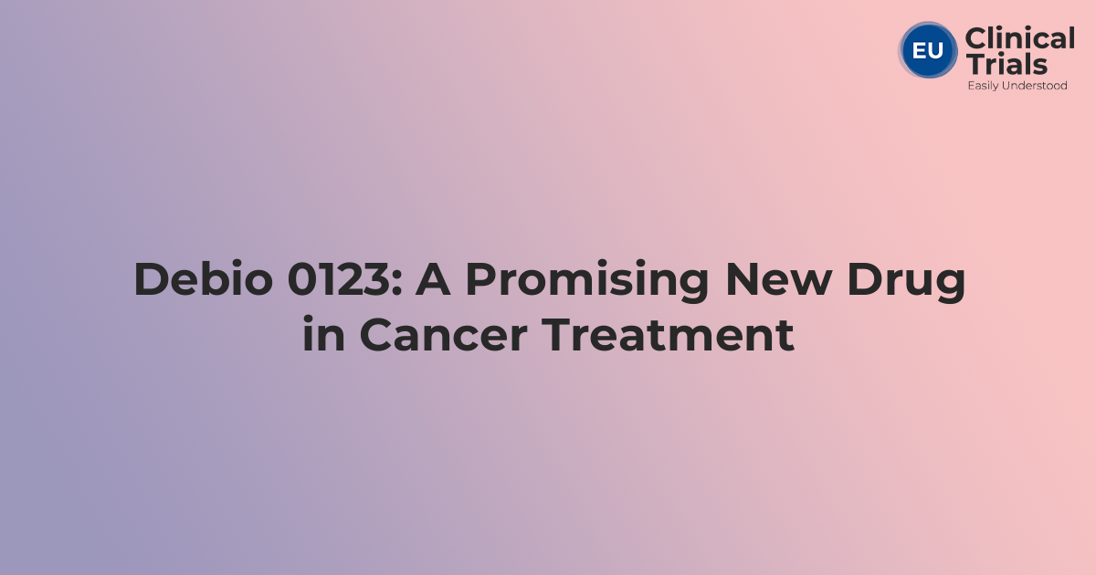 Debio0123 – Application in Therapy and Current Clinical Research