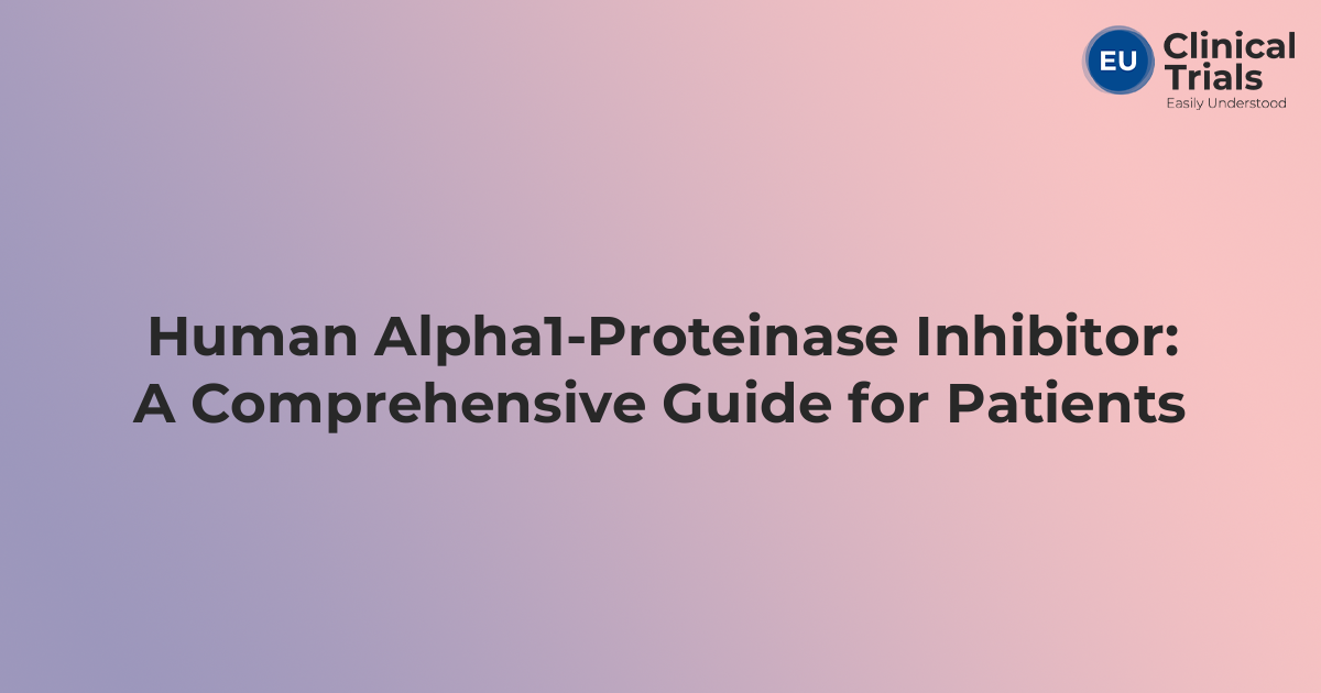Human Alpha1-Proteinase Inhibitor – Application in Therapy and Current ...