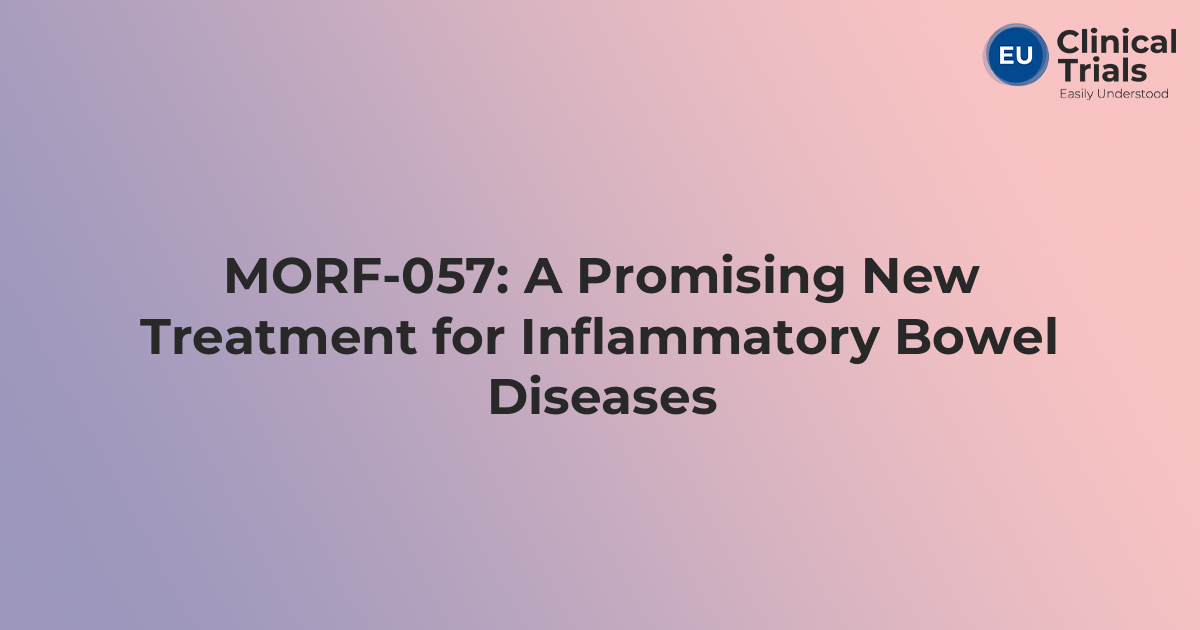 Morf-057 – Application in Therapy and Current Clinical Research