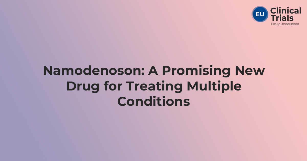 Namodenoson – Application in Therapy and Current Clinical Research