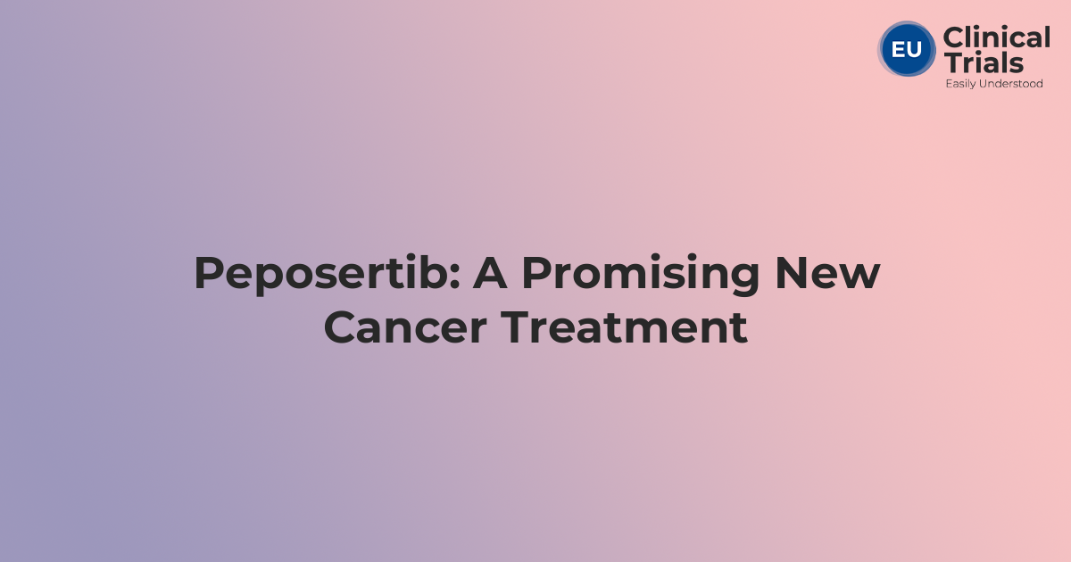 Peposertib – Application in Therapy and Current Clinical Research