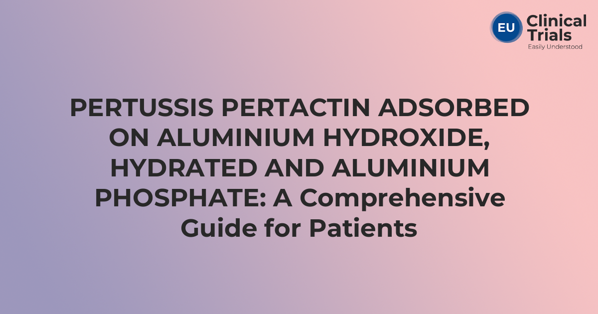 Pertussis Pertactin Adsorbed On Aluminium Hydroxide, Hydrated And ...