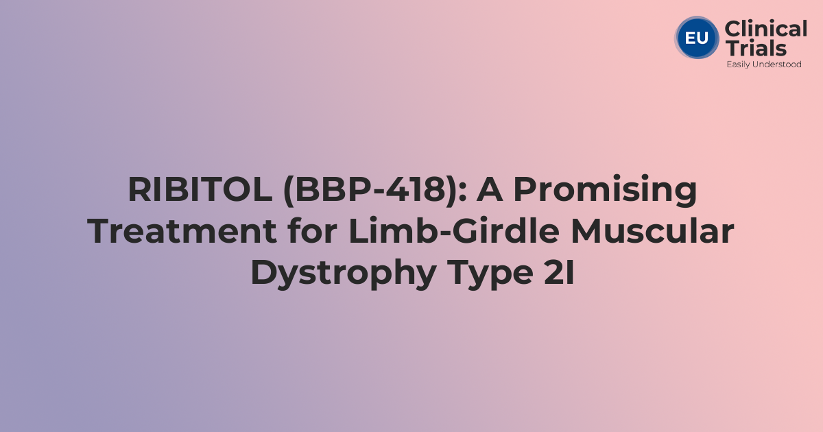 Ribitol – Application in Therapy and Current Clinical Research