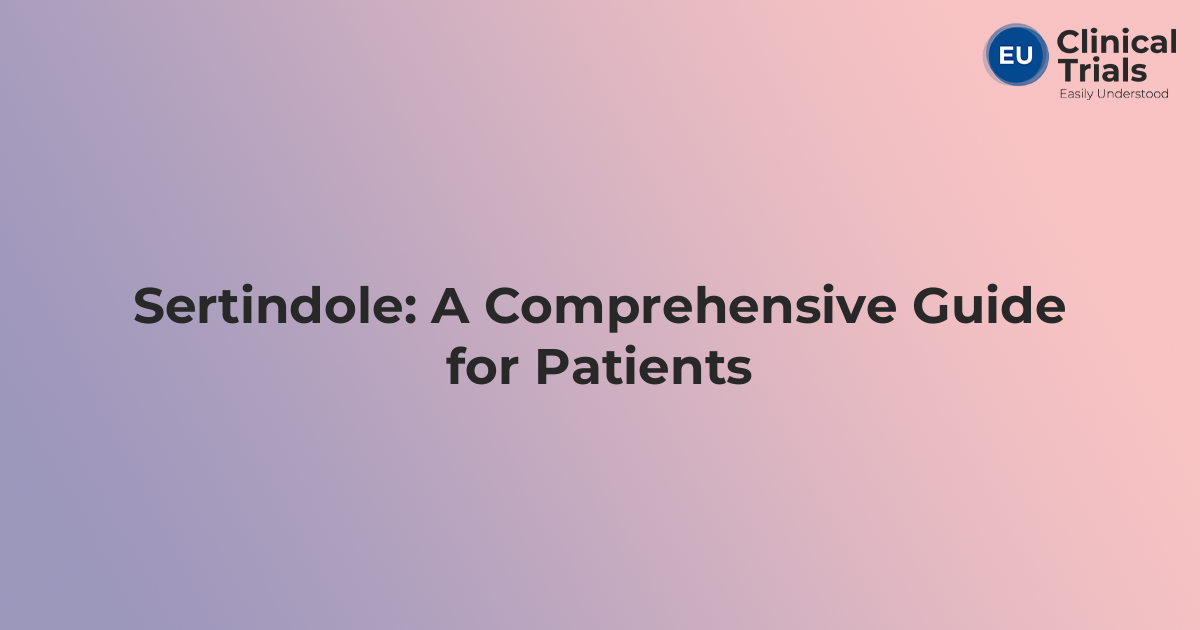 Sertindole – Application in Therapy and Current Clinical Research