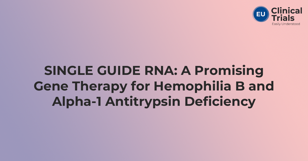 Single Guide Rna Containing A Sequence Complementary To Human Alb Locus ...