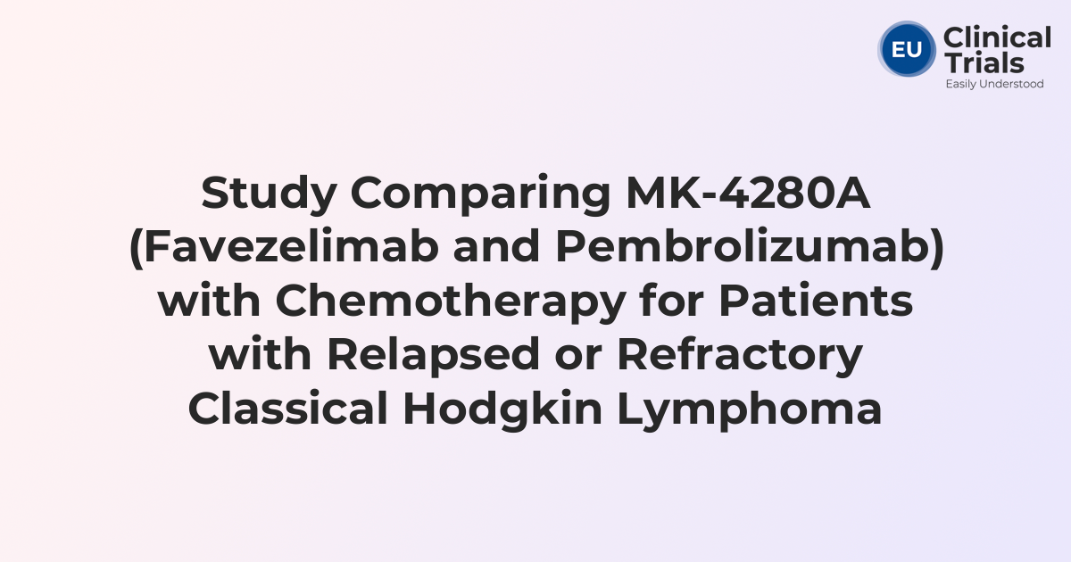 Study Comparing MK-4280A (Favezelimab and Pembrolizumab) with ...