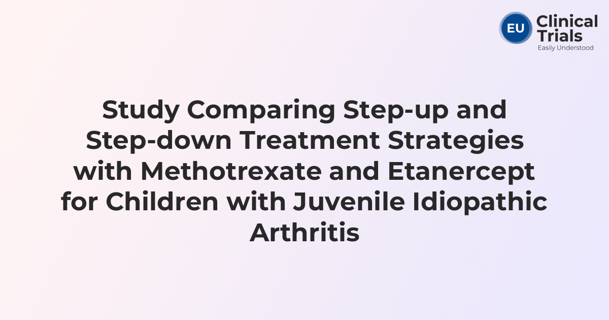Study Comparing Step-up and Step-down Treatment Strategies with ...