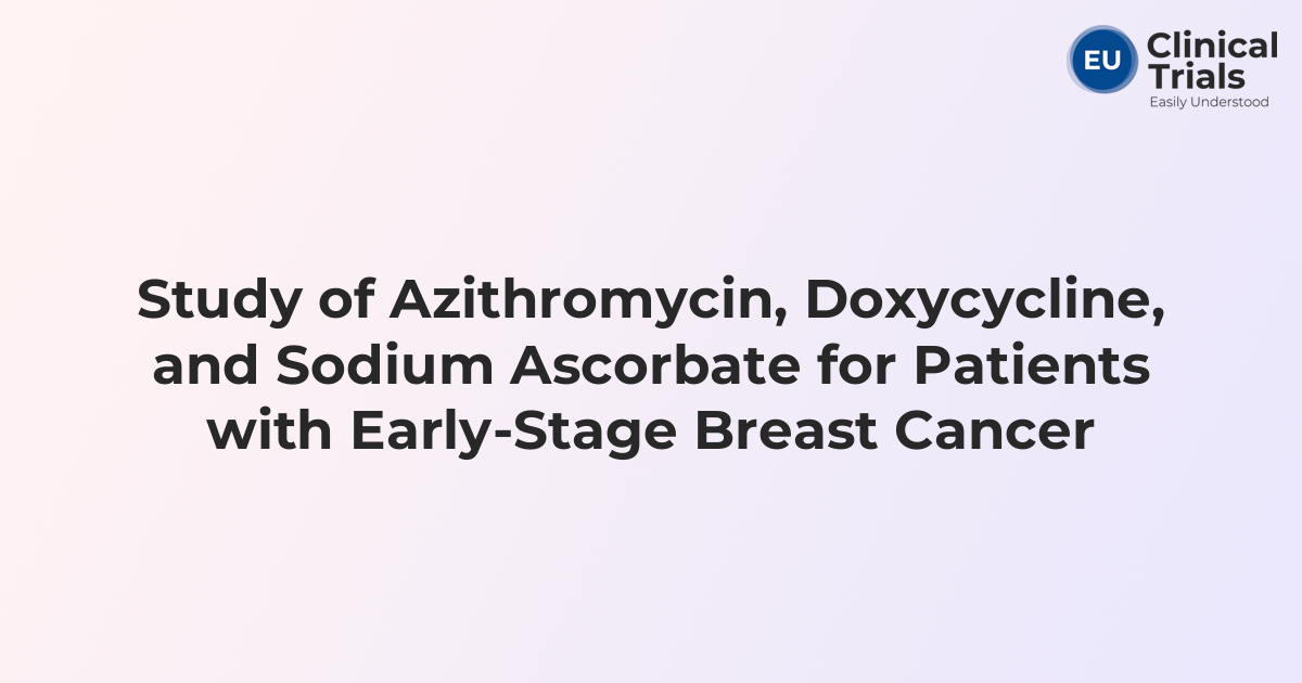 Study of Azithromycin, Doxycycline, and Sodium Ascorbate for Patients ...