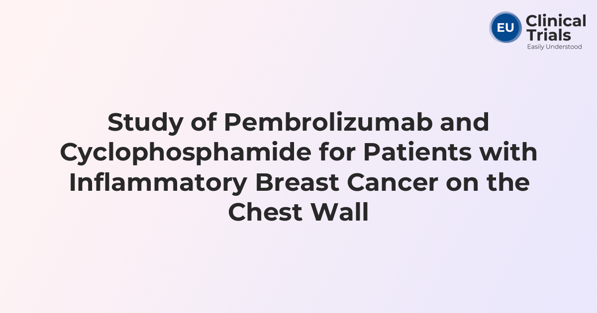 Study of Pembrolizumab and Cyclophosphamide for Patients with ...