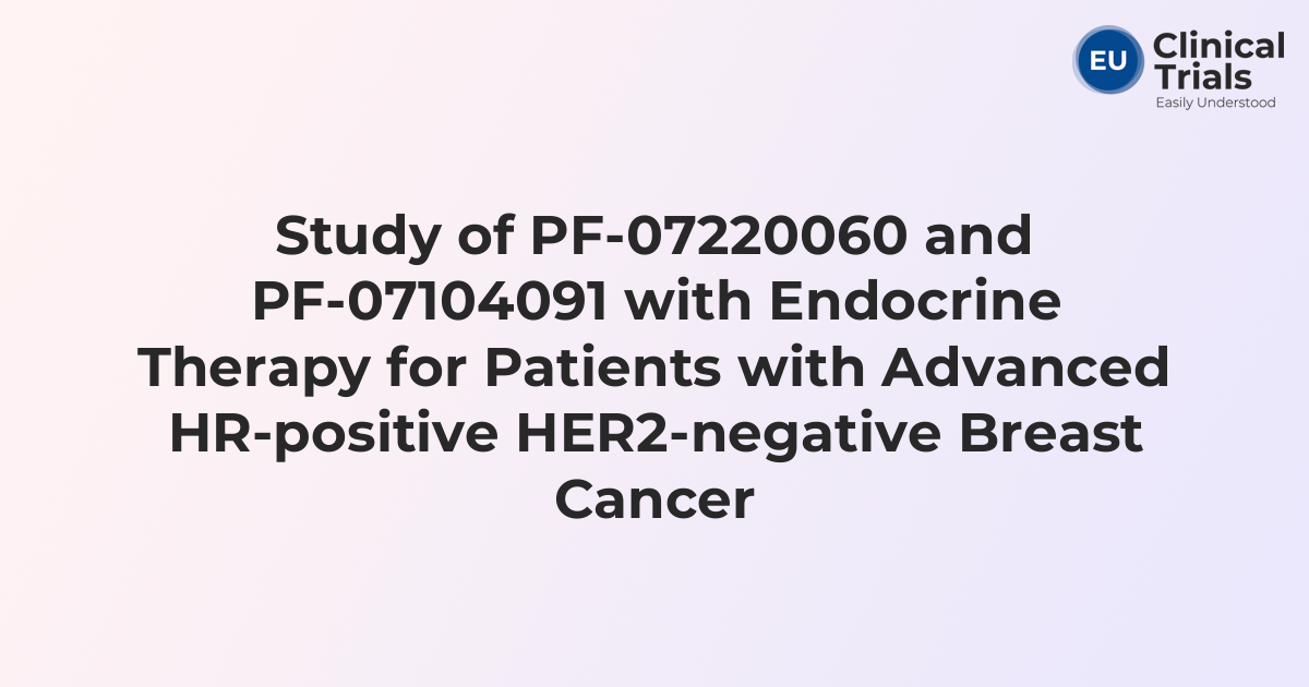 Study of PF-07220060 and PF-07104091 with Endocrine Therapy for ...