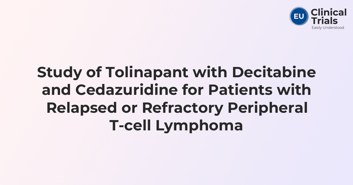 Study of Tolinapant with Decitabine and Cedazuridine for Patients with ...