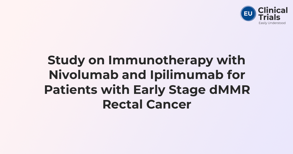 Study on Immunotherapy with Nivolumab and Ipilimumab for Patients with ...