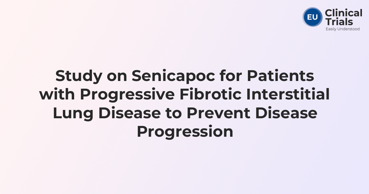 Study on Senicapoc for Patients with Progressive Fibrotic Interstitial ...