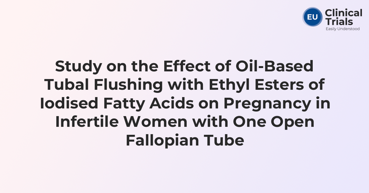 Study on the Effect of Oil-Based Tubal Flushing with Ethyl Esters of ...