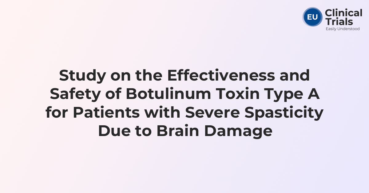 Study of individualized doses of botulinum toxin type A ...