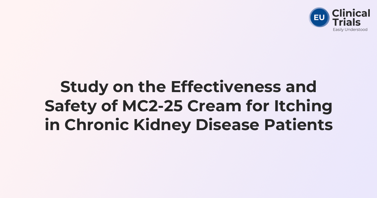 Study on the Effectiveness and Safety of MC2-25 Cream for Itching in ...