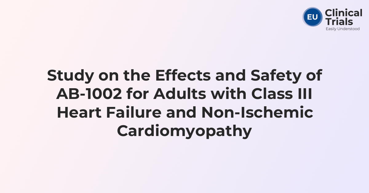 Study of AB-1002 gene therapy given through coronary arteries in adults ...