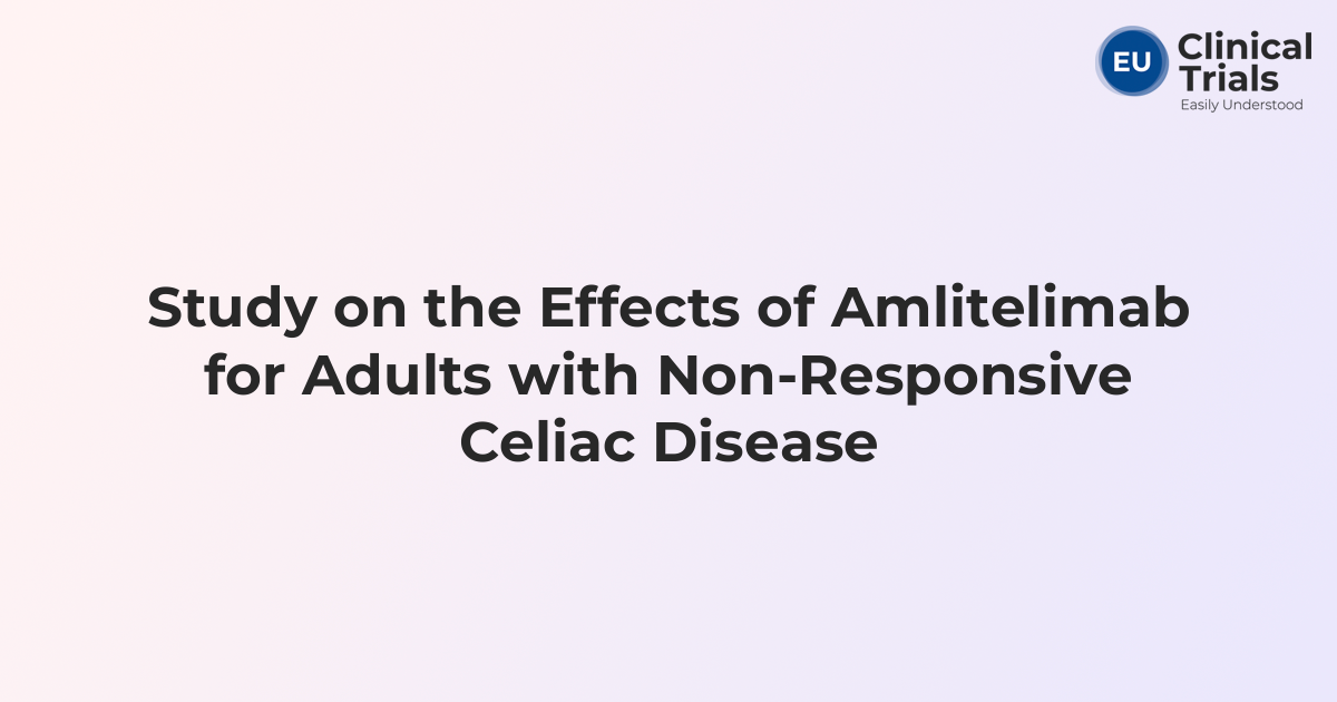 Study on the Effects of Amlitelimab for Adults with Non-Responsive ...