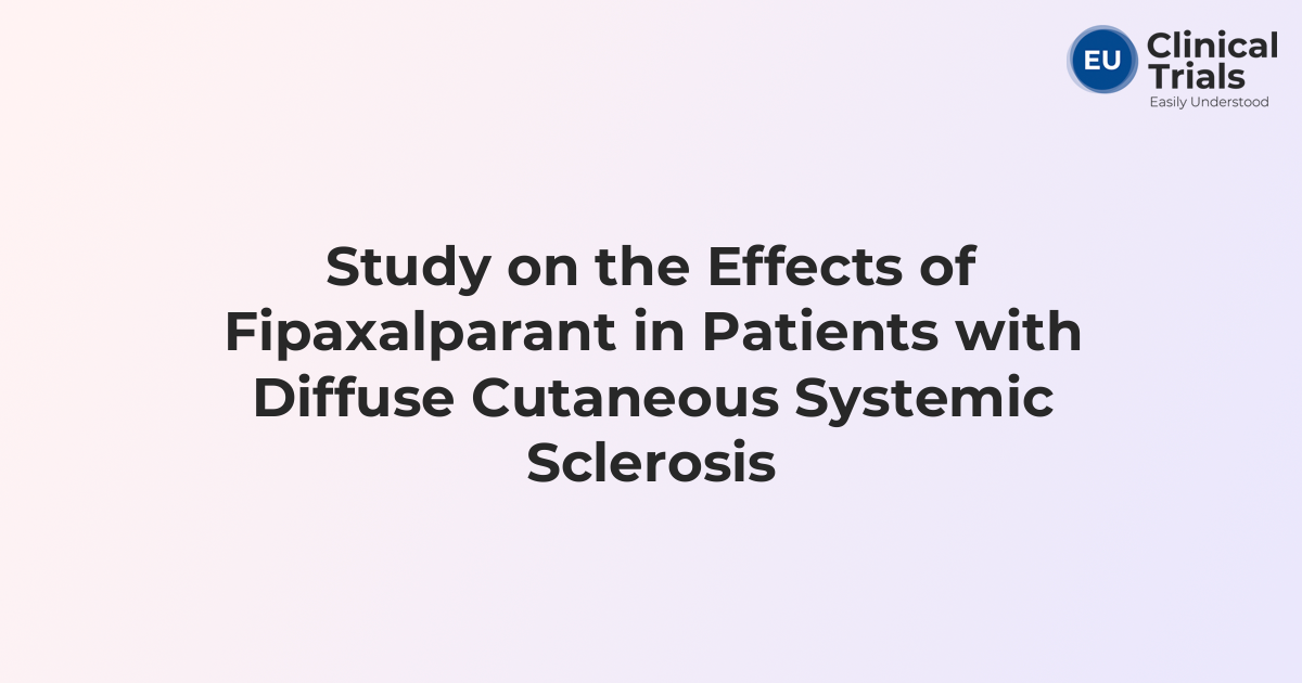 Study on the Effects of Fipaxalparant in Patients with Diffuse ...