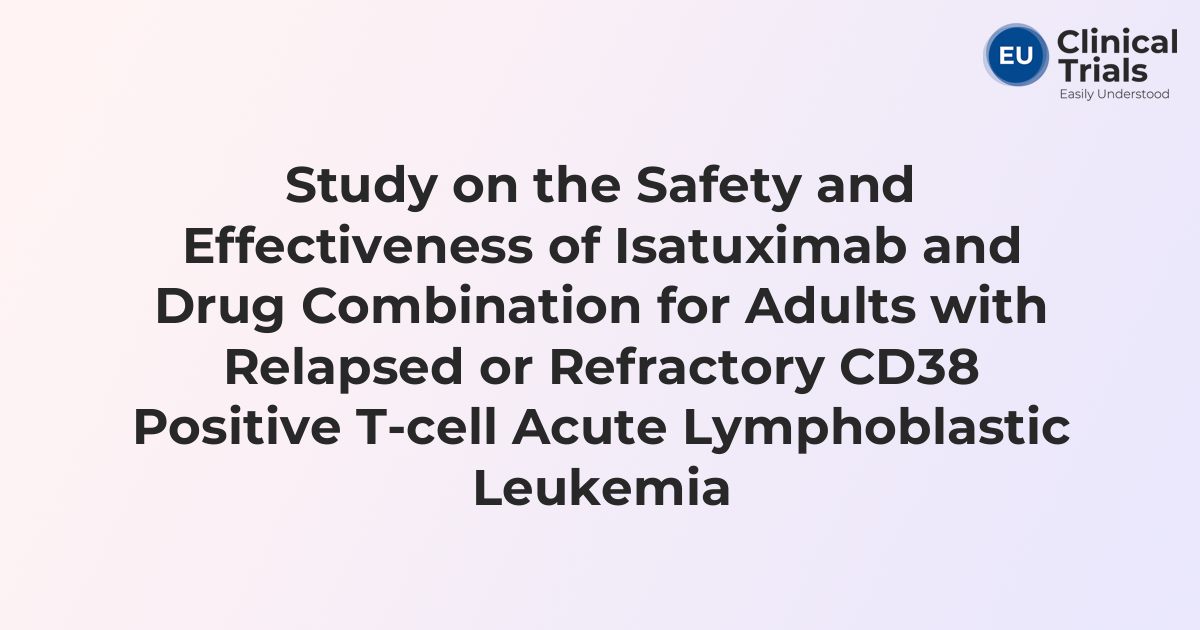 Study on the Safety and Effectiveness of Isatuximab and Drug ...