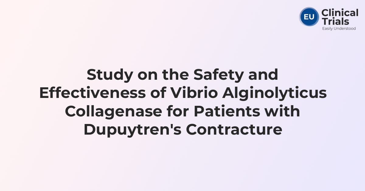 Study on the Safety and Effectiveness of Vibrio Alginolyticus ...