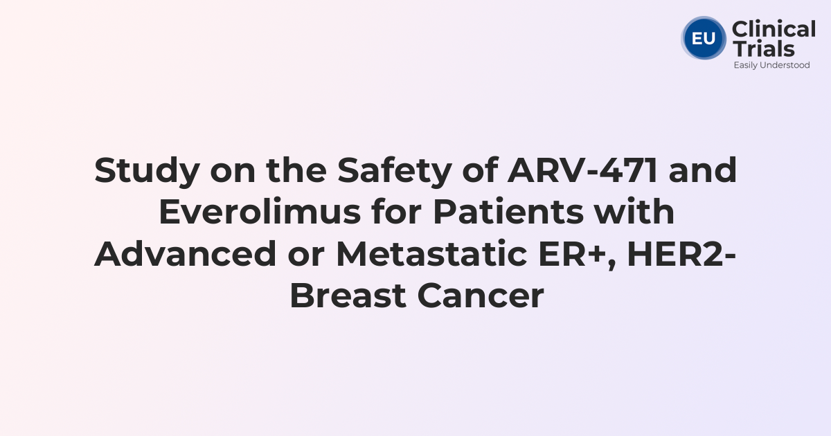 Study on the Safety of ARV-471 and Everolimus for Patients with ...