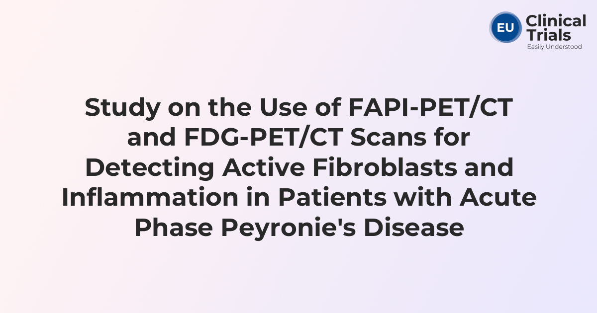 Study on the Use of FAPI-PET/CT and FDG-PET/CT Scans for Detecting ...