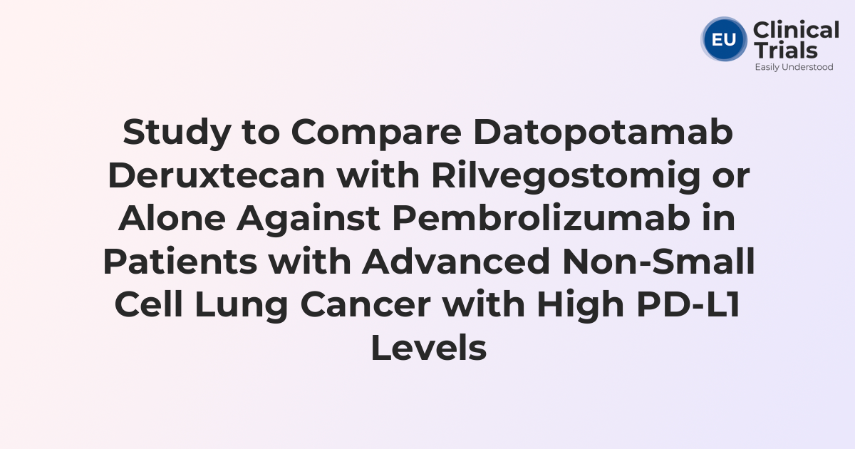 Study to Compare Datopotamab Deruxtecan with Rilvegostomig or Alone ...
