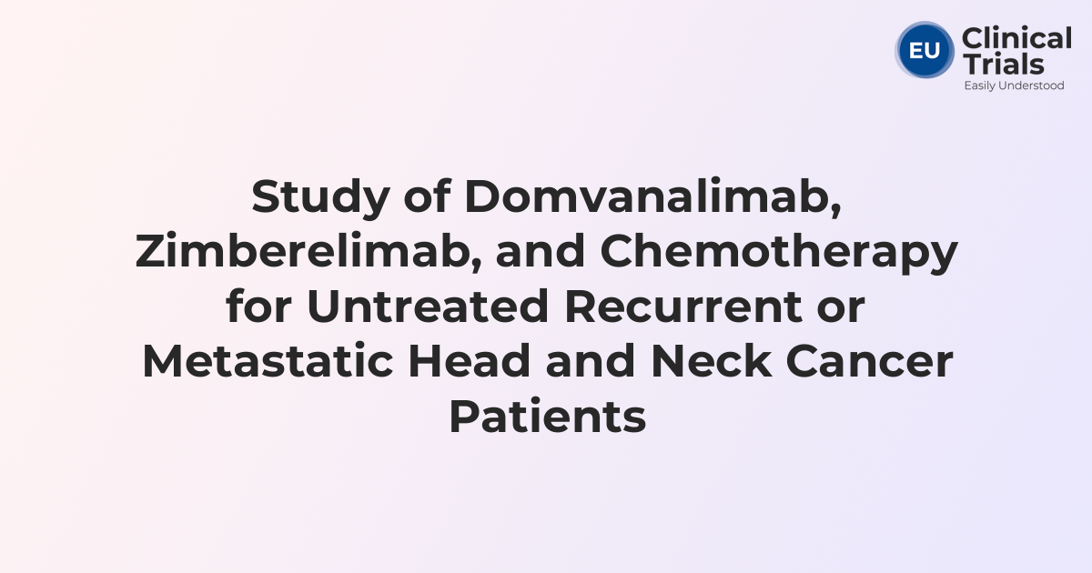 Study of Domvanalimab and Zimberelimab Combined with Chemotherapy for ...