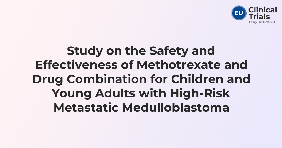 Study on the Safety and Effectiveness of Methotrexate and Drug ...