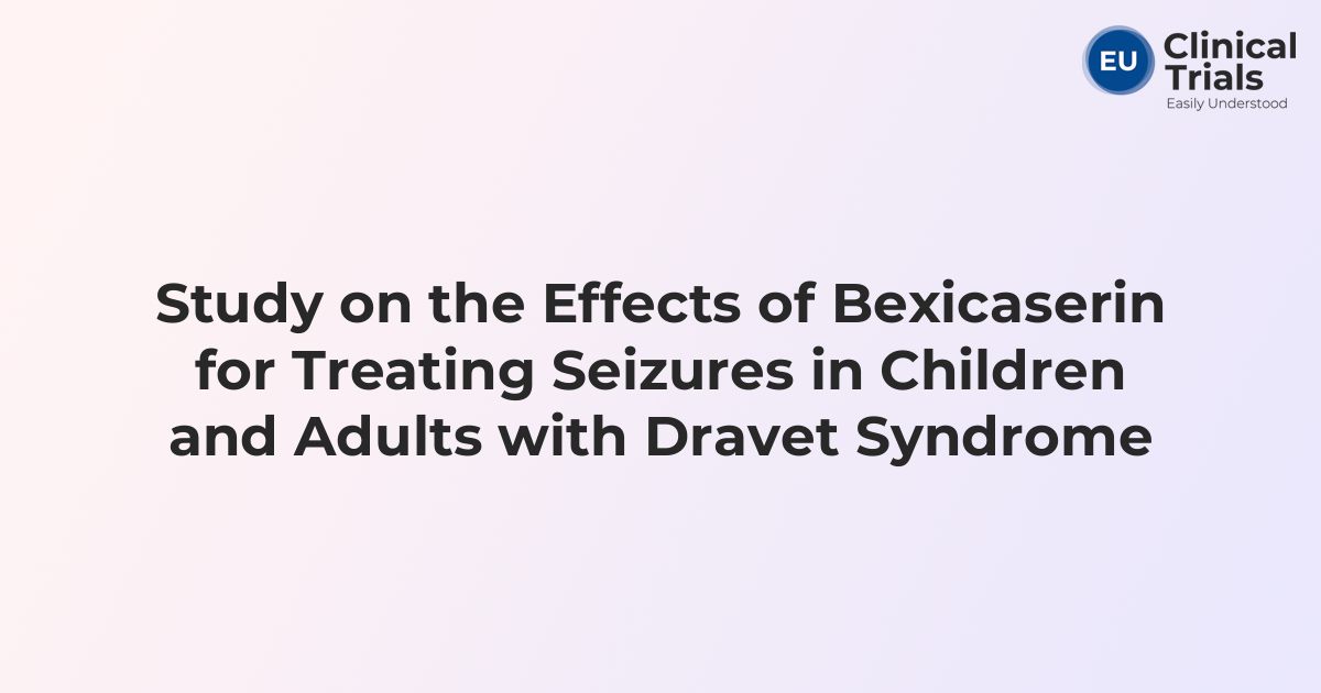 Study on the Effects of Bexicaserin for Treating Seizures in Children ...